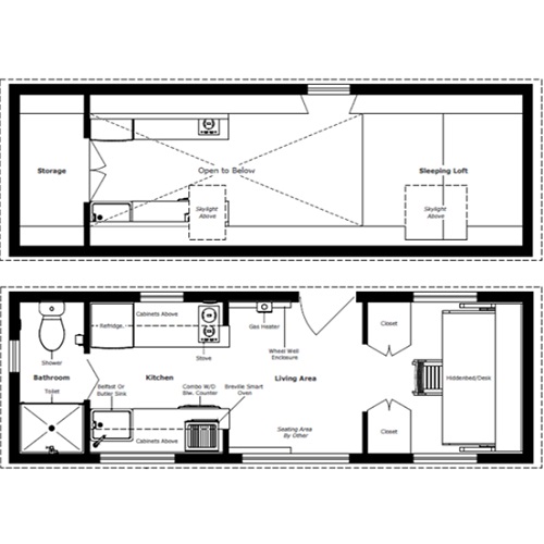 2 & 3 Bedroom Tiny House Plans Roundup: Great For Families - Super Tiny Homes